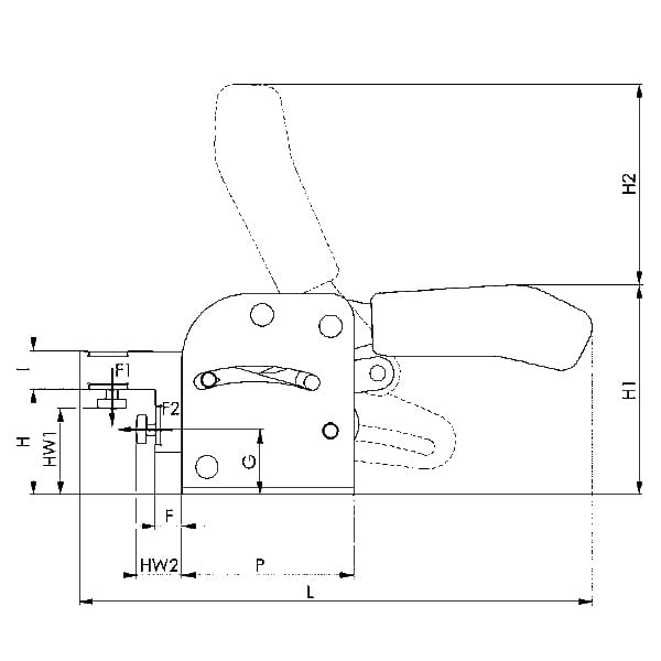 Combination Clamp | Ergonomic Handle & Hardened Bushings No. 6860 ...
